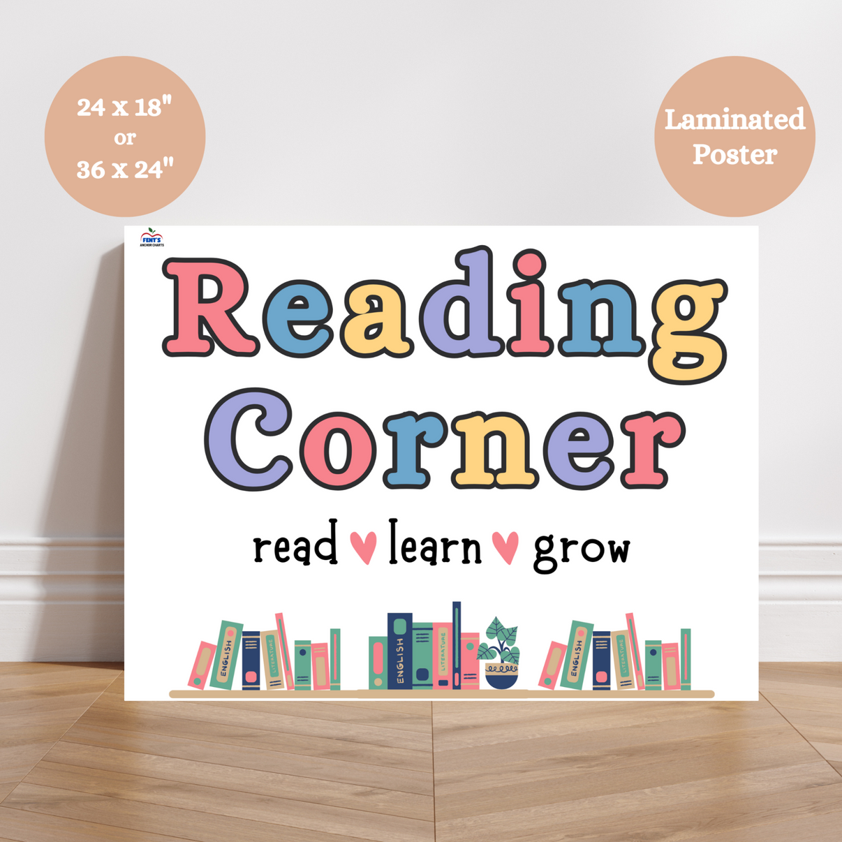 Reading Corner Poster | Classroom Reading Nook Decor – Fent's Anchor Charts